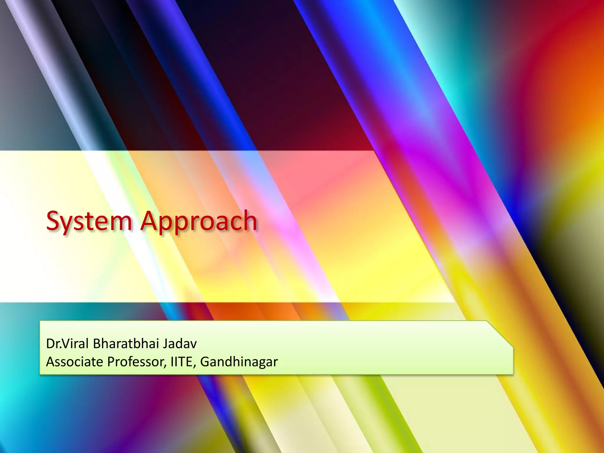 System approach | PPT