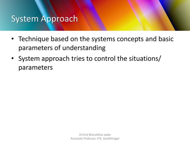 System approach | PPT