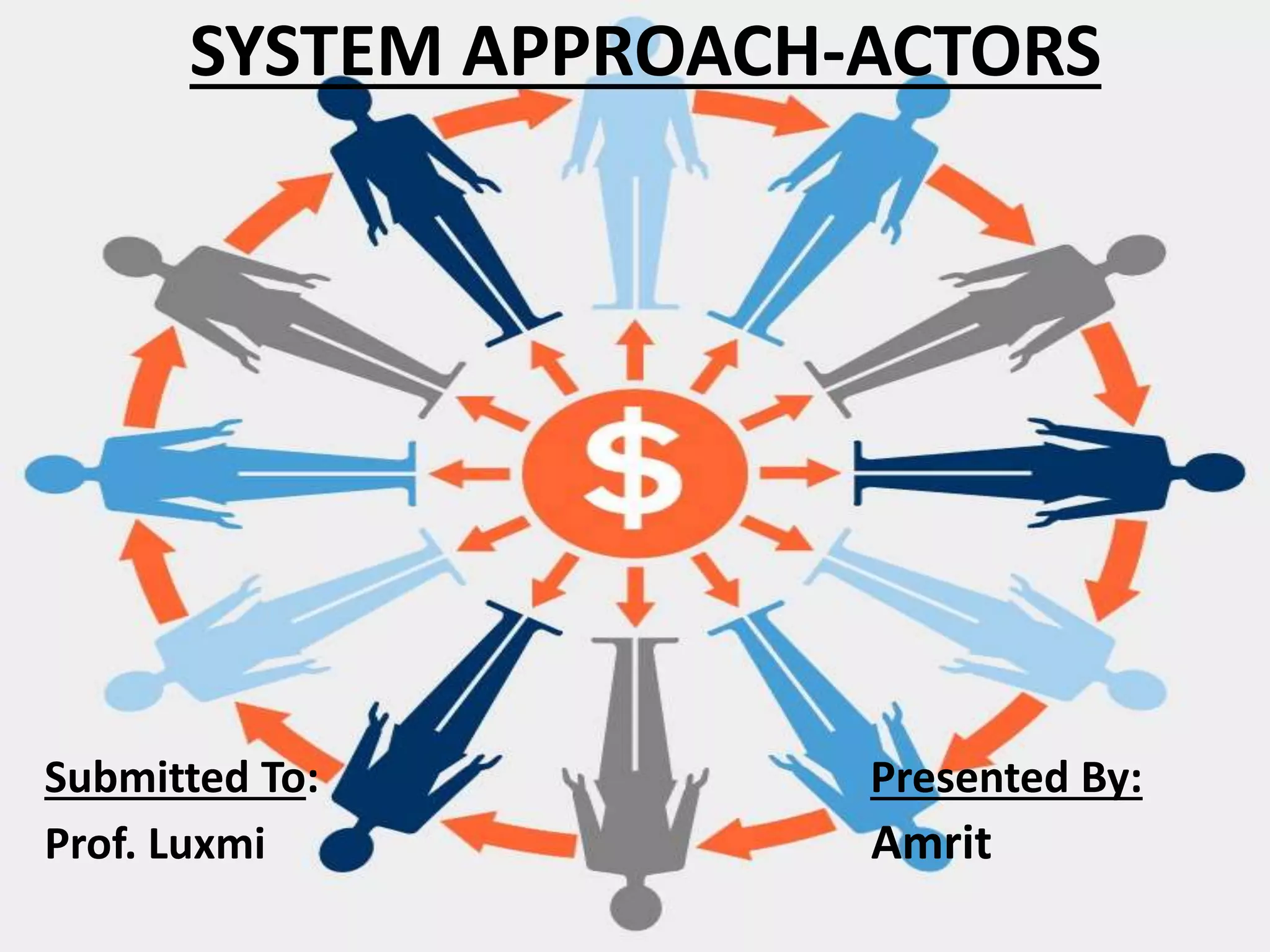 System approach actors | PPTX