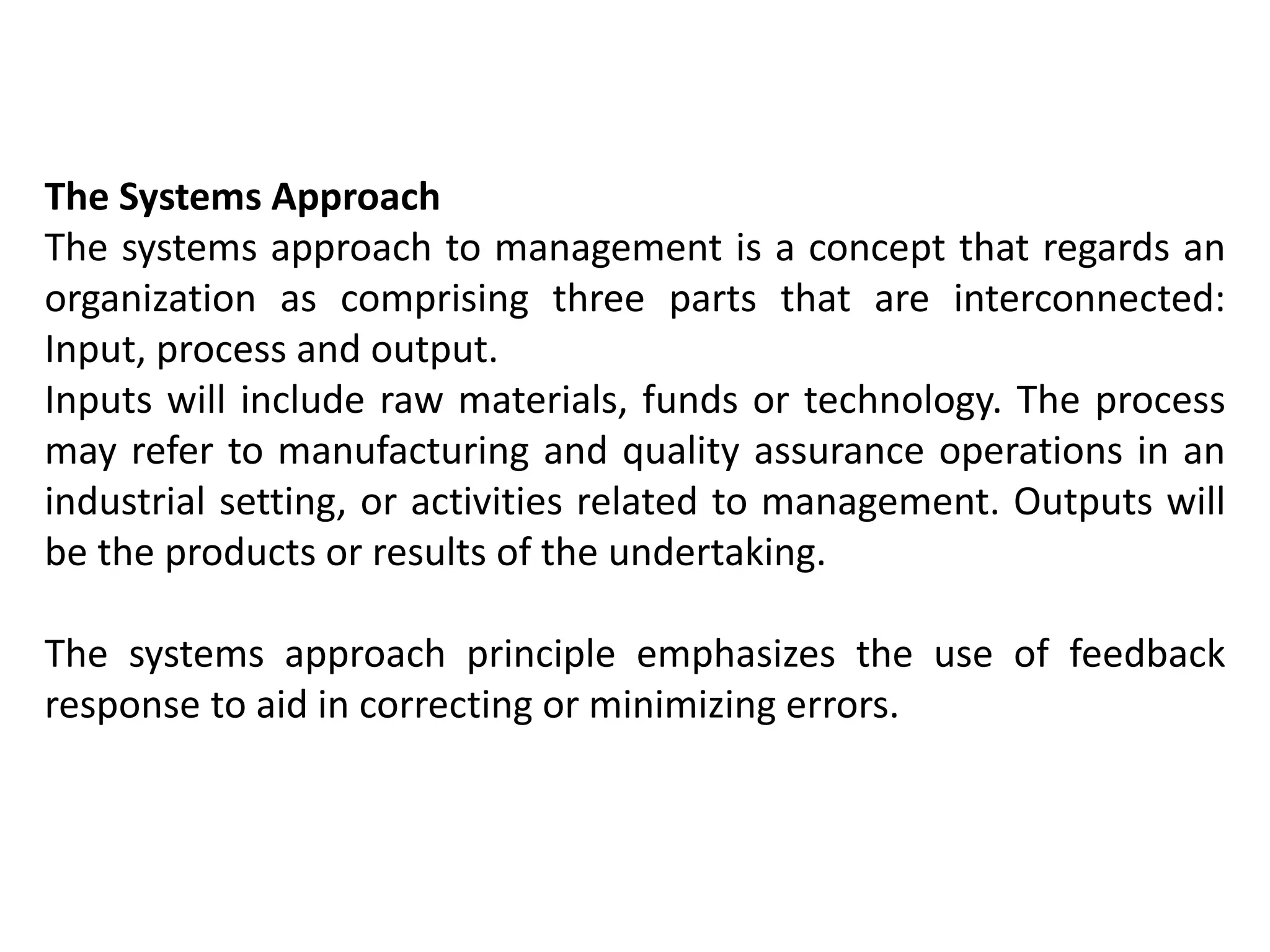 System Approach in Healthcare Management | PPTX