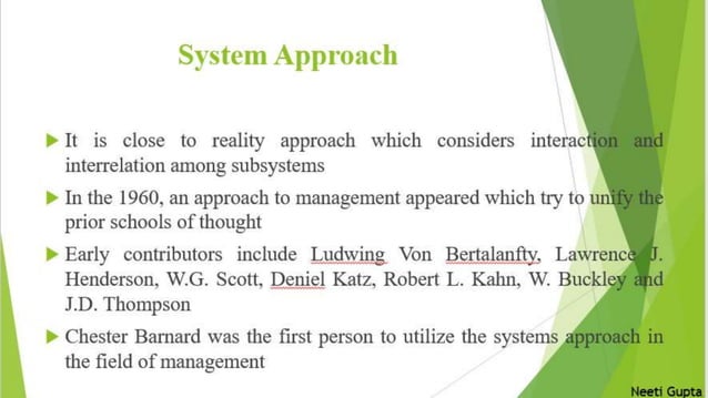 System Approach of Management | PPTX