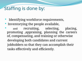 SYSTEM APPROACH TO STAFFING presentation | PPTX