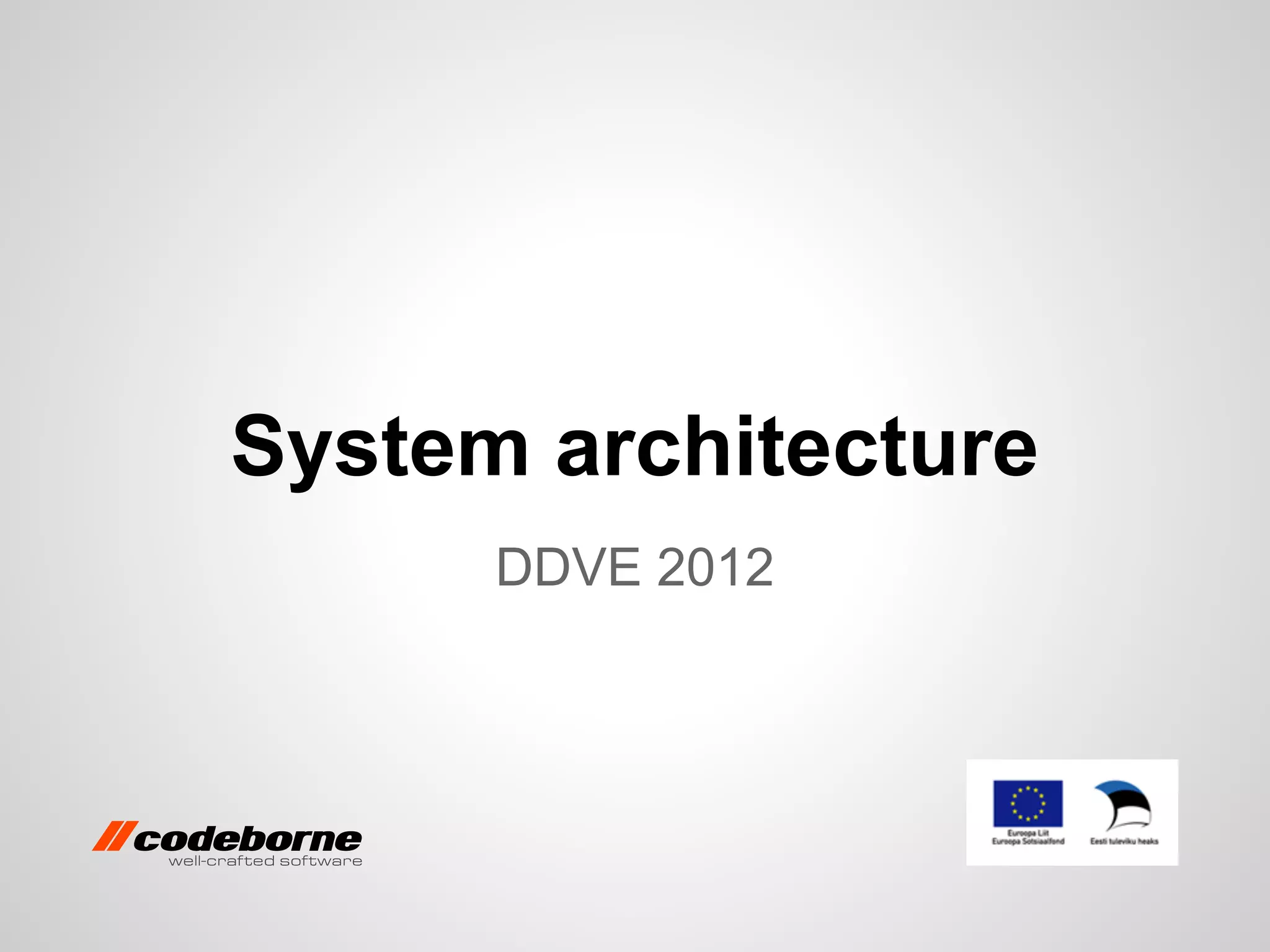 System Architecture at DDVE | PDF | Cloud Computing | Internet