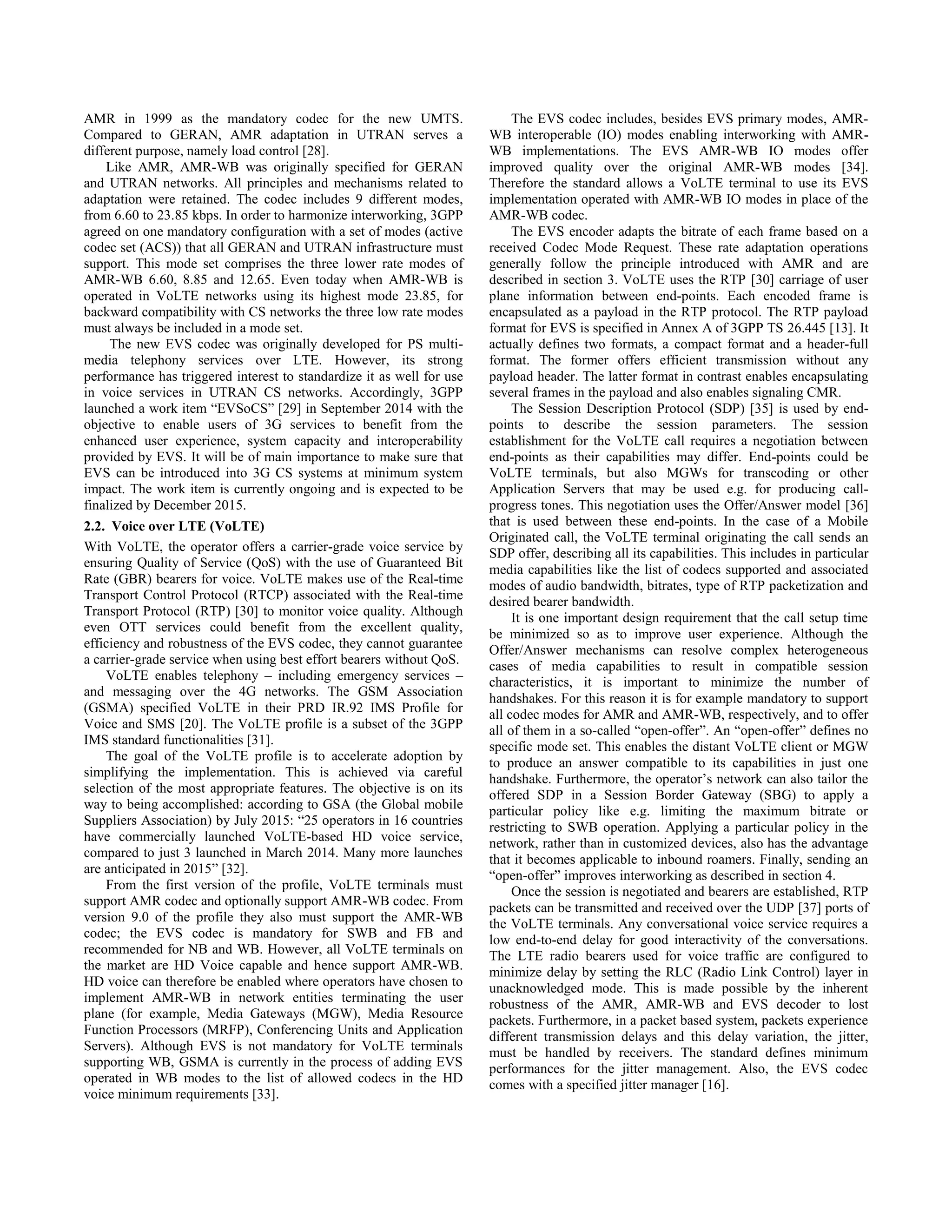 System aspects of the 3GPP evolution towards enhanced voice services | PDF