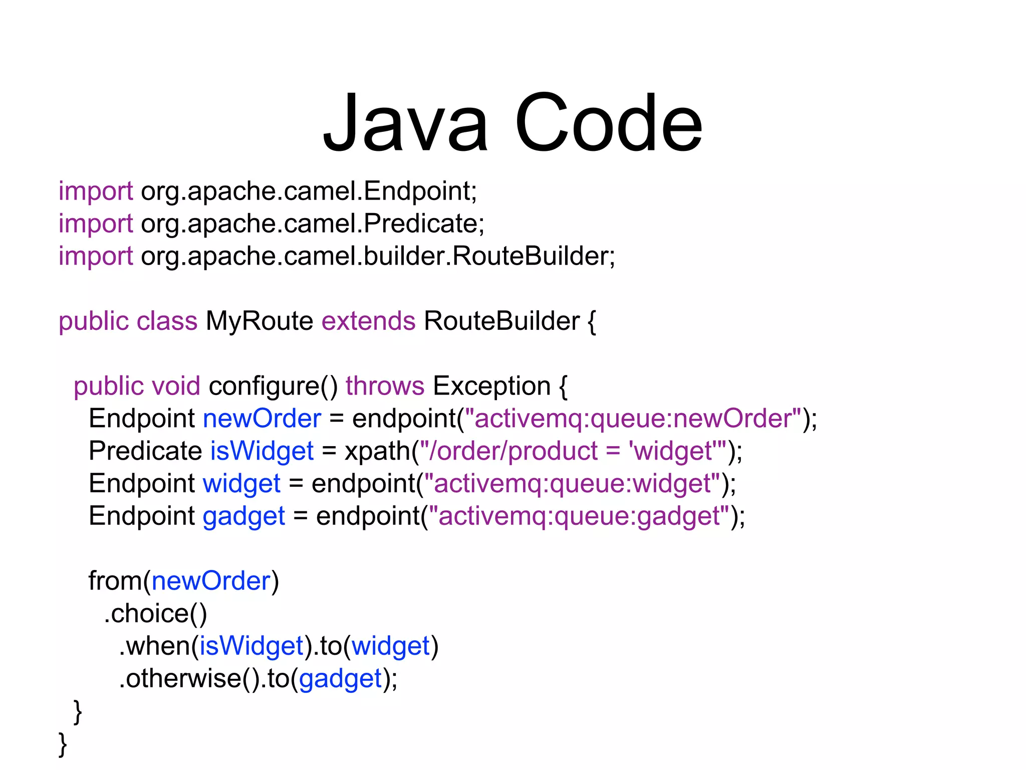Introduction to Apache Camel | PPTX