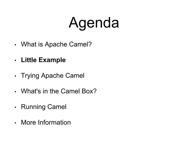 Introduction to Apache Camel | PPTX