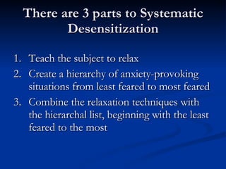 Systematic Desensitization | PPT