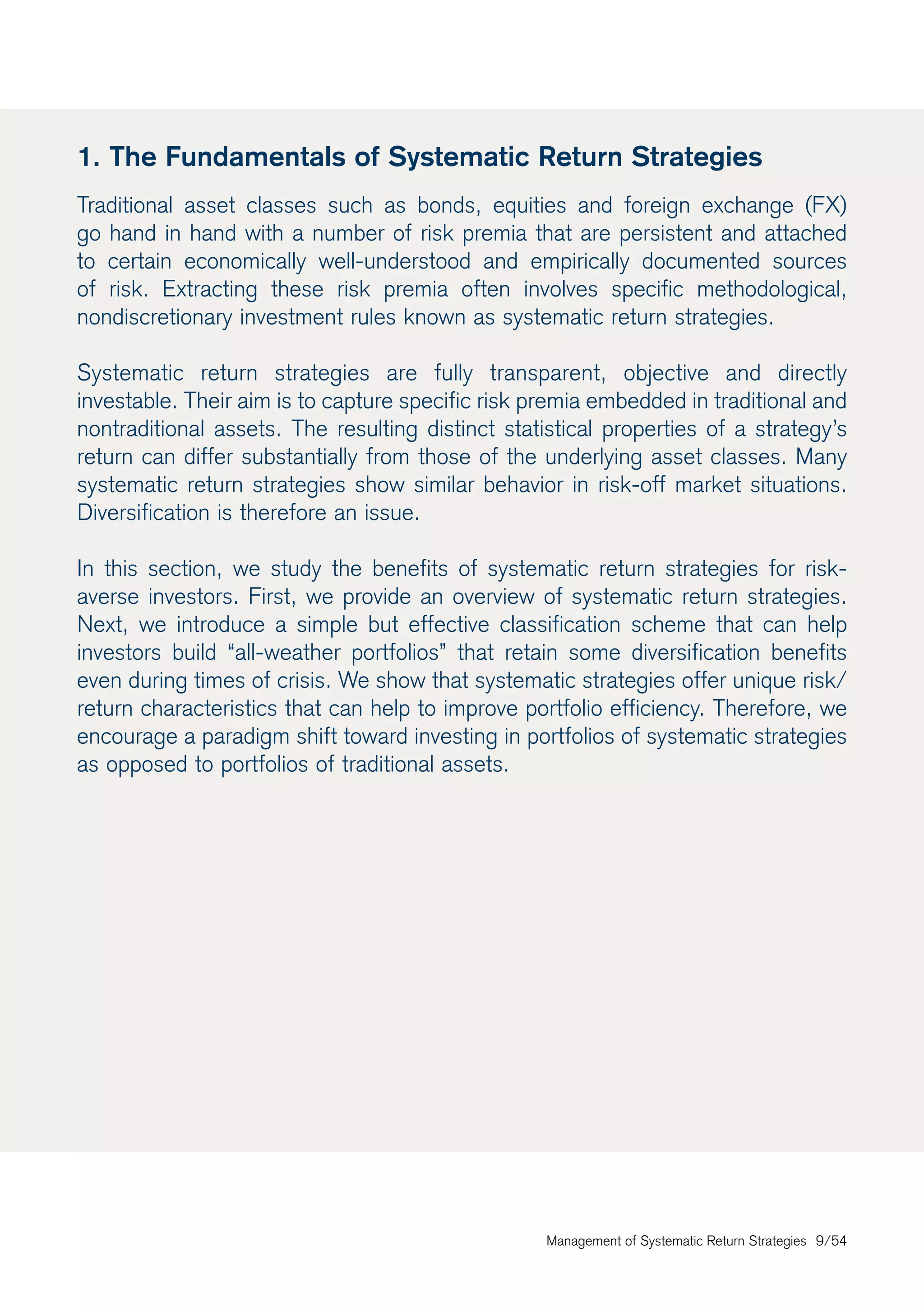 Systematic return-strategies-cs | PDF