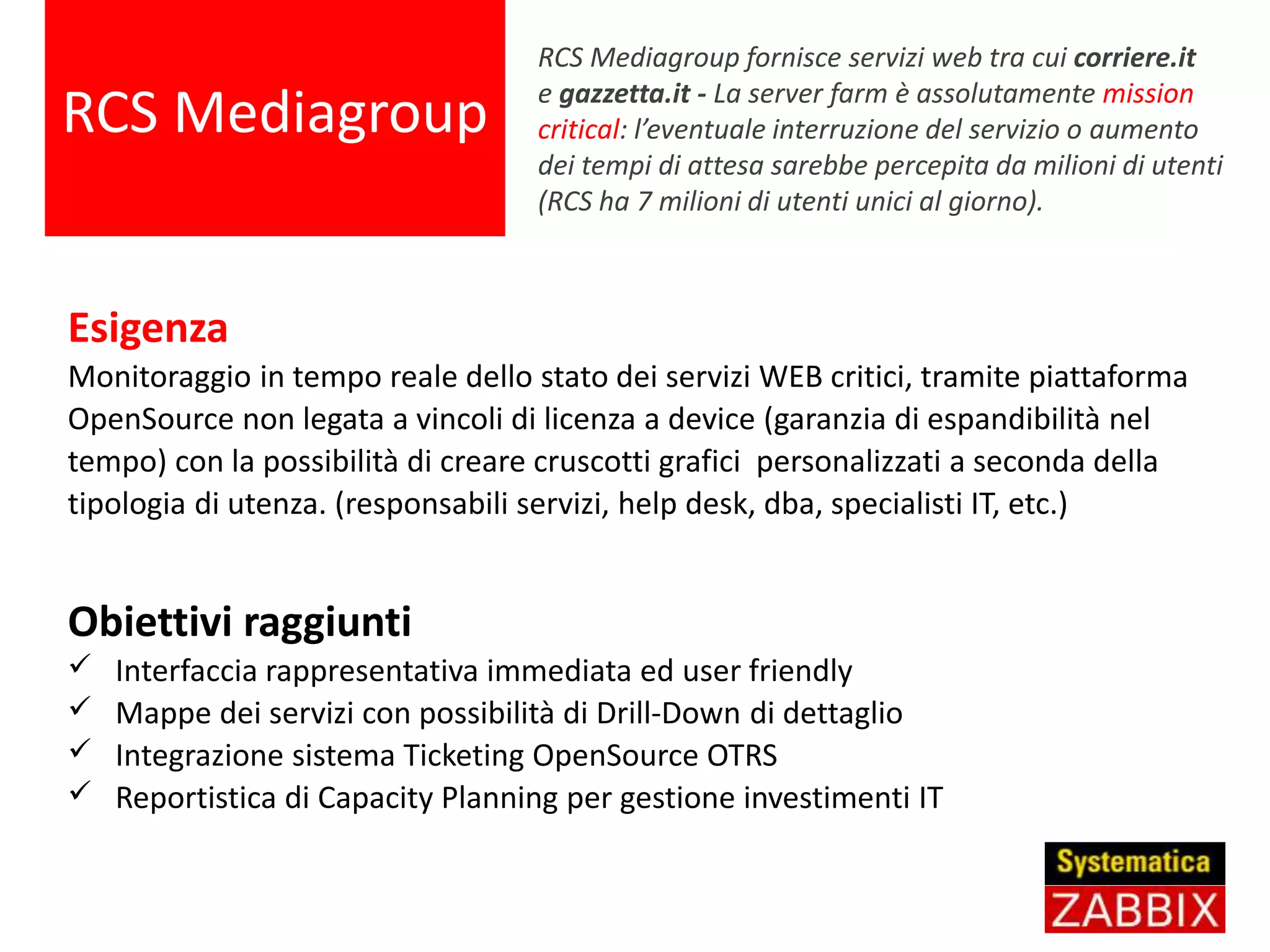 Systematica Zabbix IBM Power #reloop2 | PPT