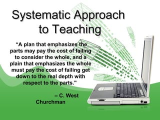 Systematic approach | PPT