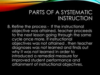 Systematicapproachtoteachingreport 130731103220-phpapp02 | PPT
