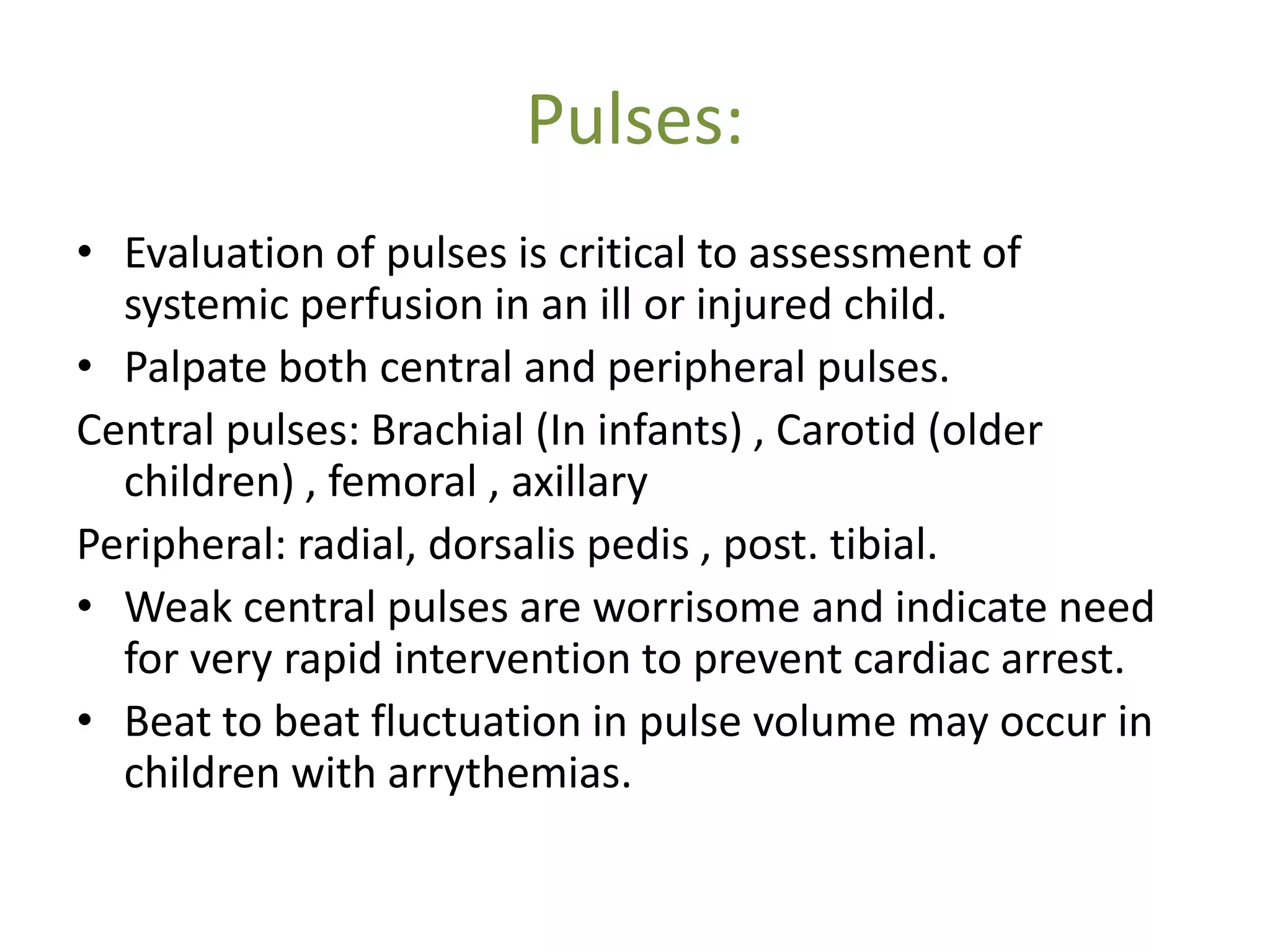 Systematic approach to the seriously ill or injured (PALS) | PPTX