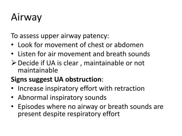 Systematic approach to the seriously ill or injured (PALS) | PPTX ...