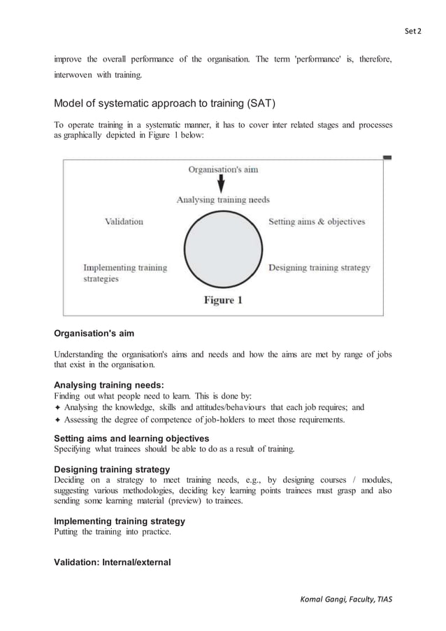 Systematic approach to training | DOCX