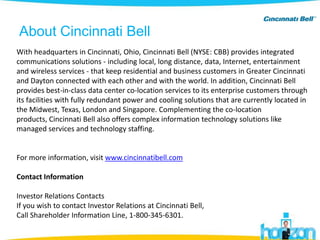 Systematic & Balanced Supplier Performance Management_Cincinnati Bell ...