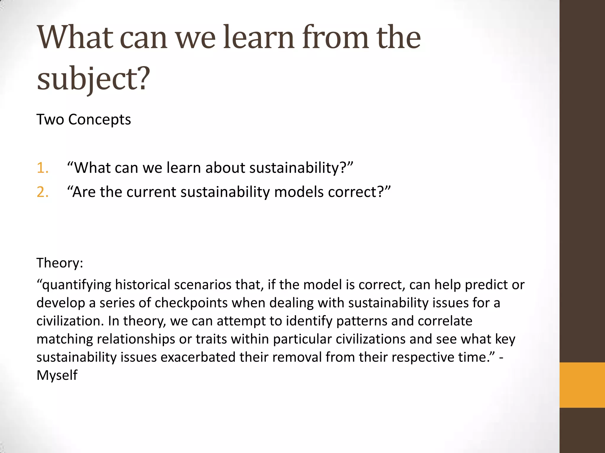 Systematic comparison of sustainbility | PPTX | Geography | Science