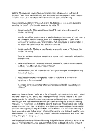 Systematic home screening for active pulmonary tuberculosis in the san ...