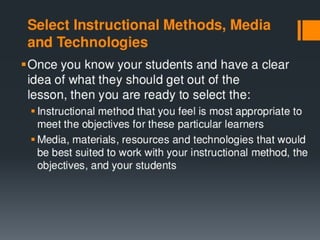 Systematic instructional planning | PPT