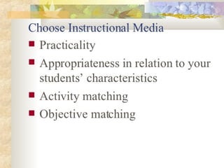 Systematic instructional planning | PPT