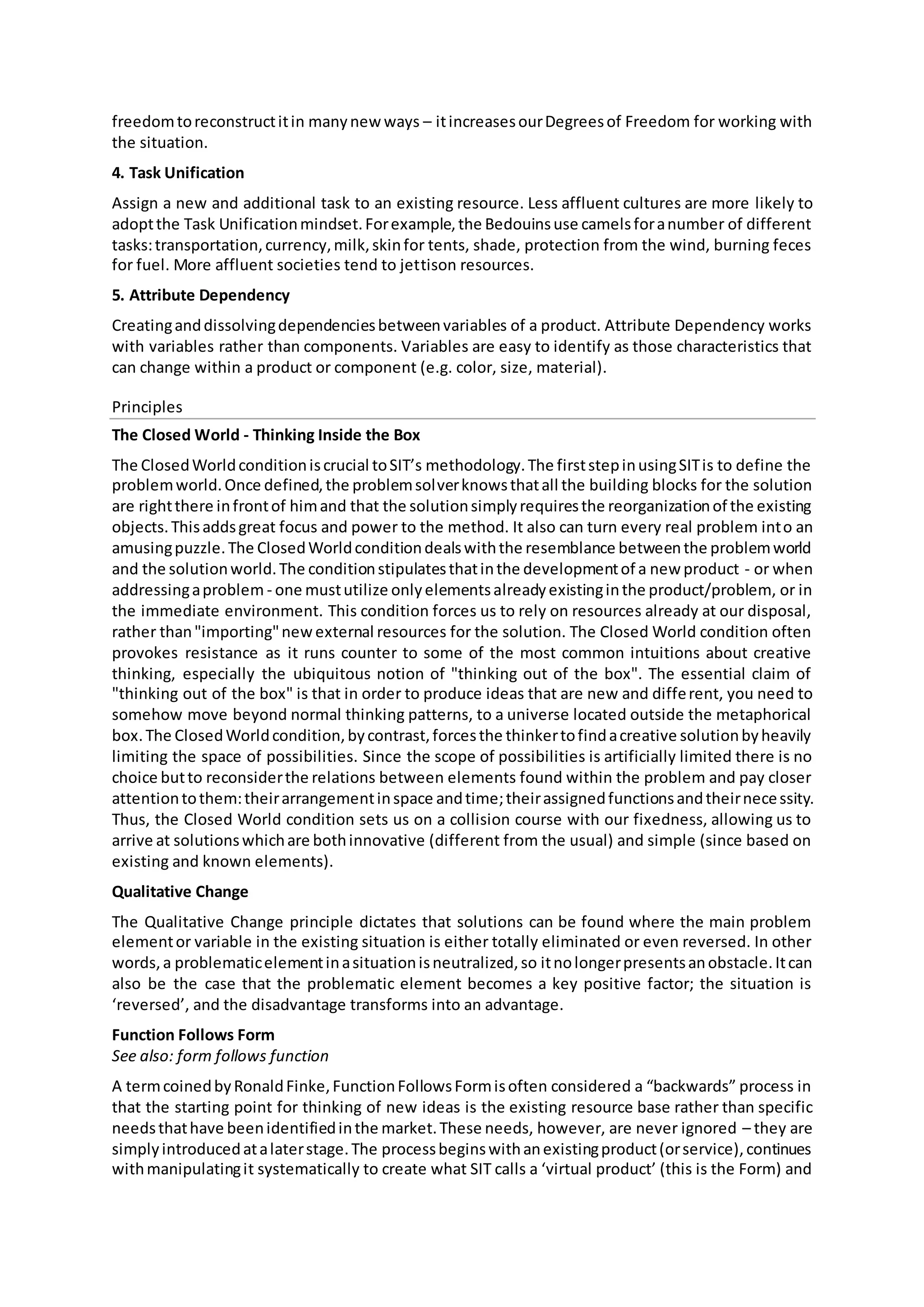 Systematic inventive thinking | DOCX