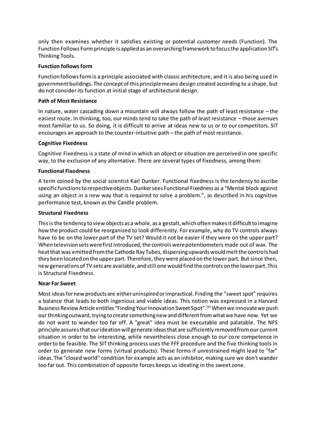 Systematic inventive thinking | DOCX