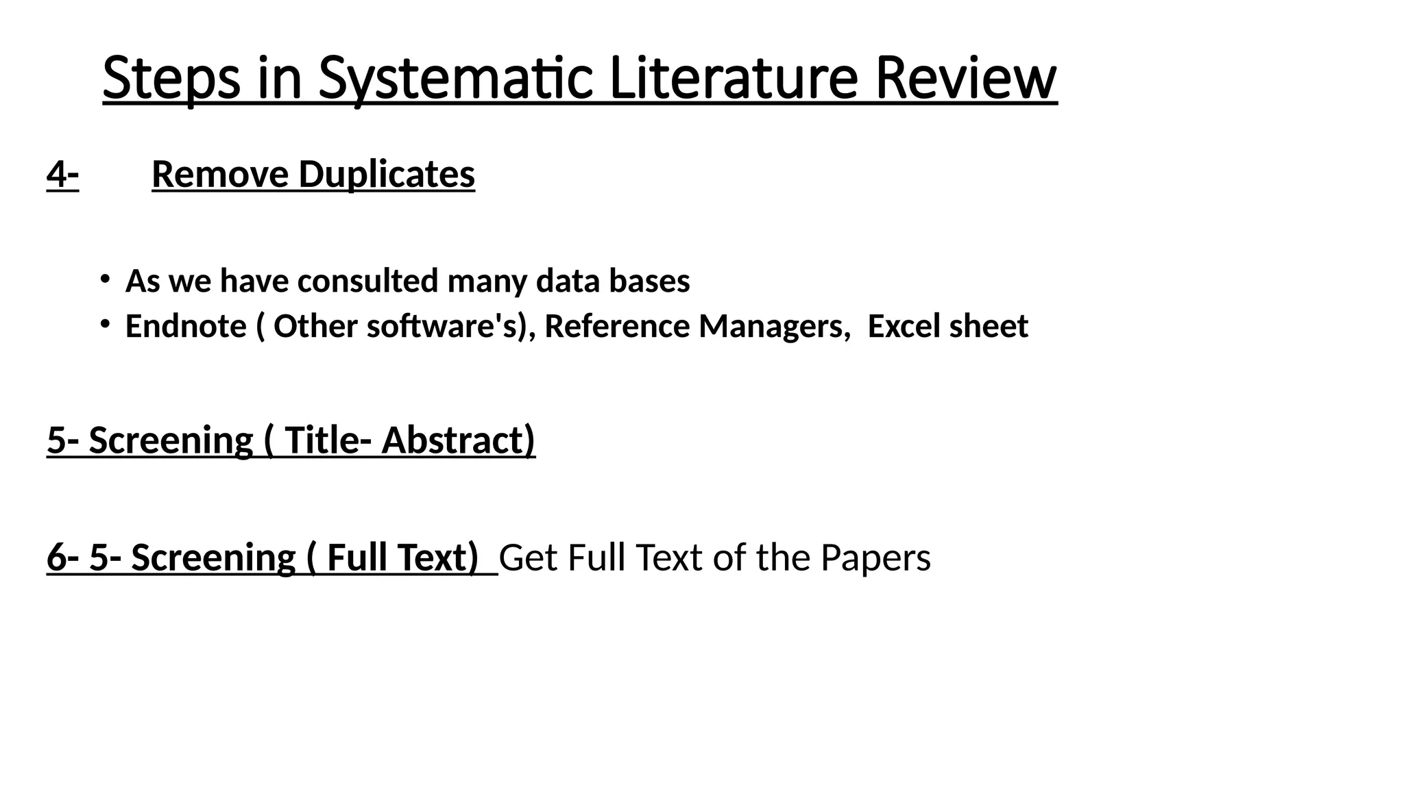 Systematic Literature Review.pptx hhajaja | PPT