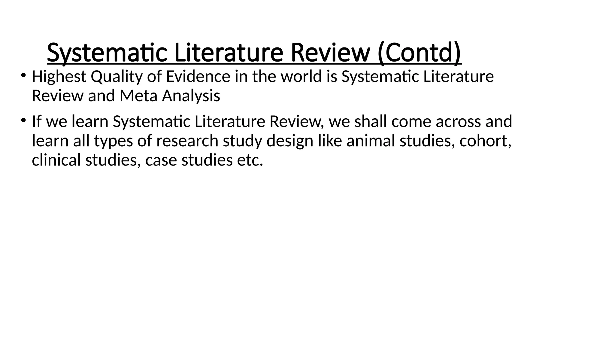 Systematic Literature Review.pptx hhajaja | PPT | Free Download