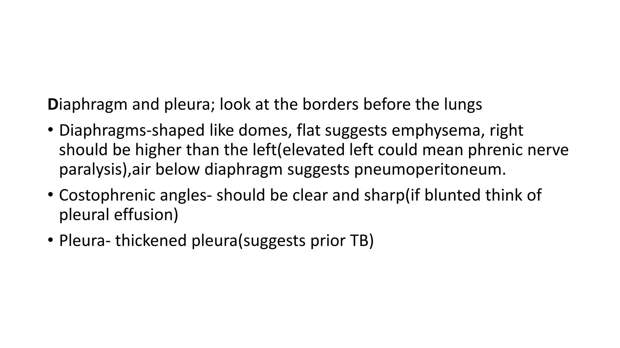 Systematic method for reading chest x rays | PPTX
