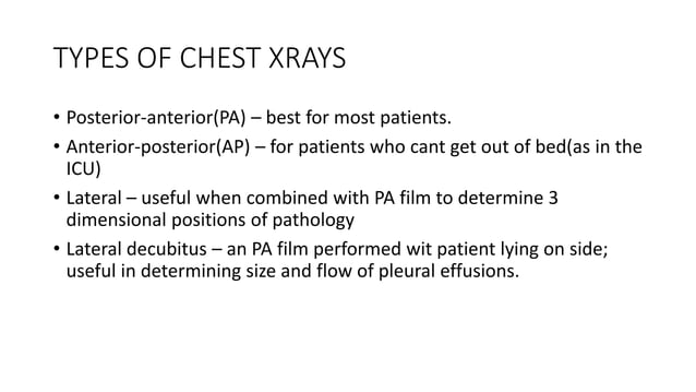 Systematic method for reading chest x rays | PPT