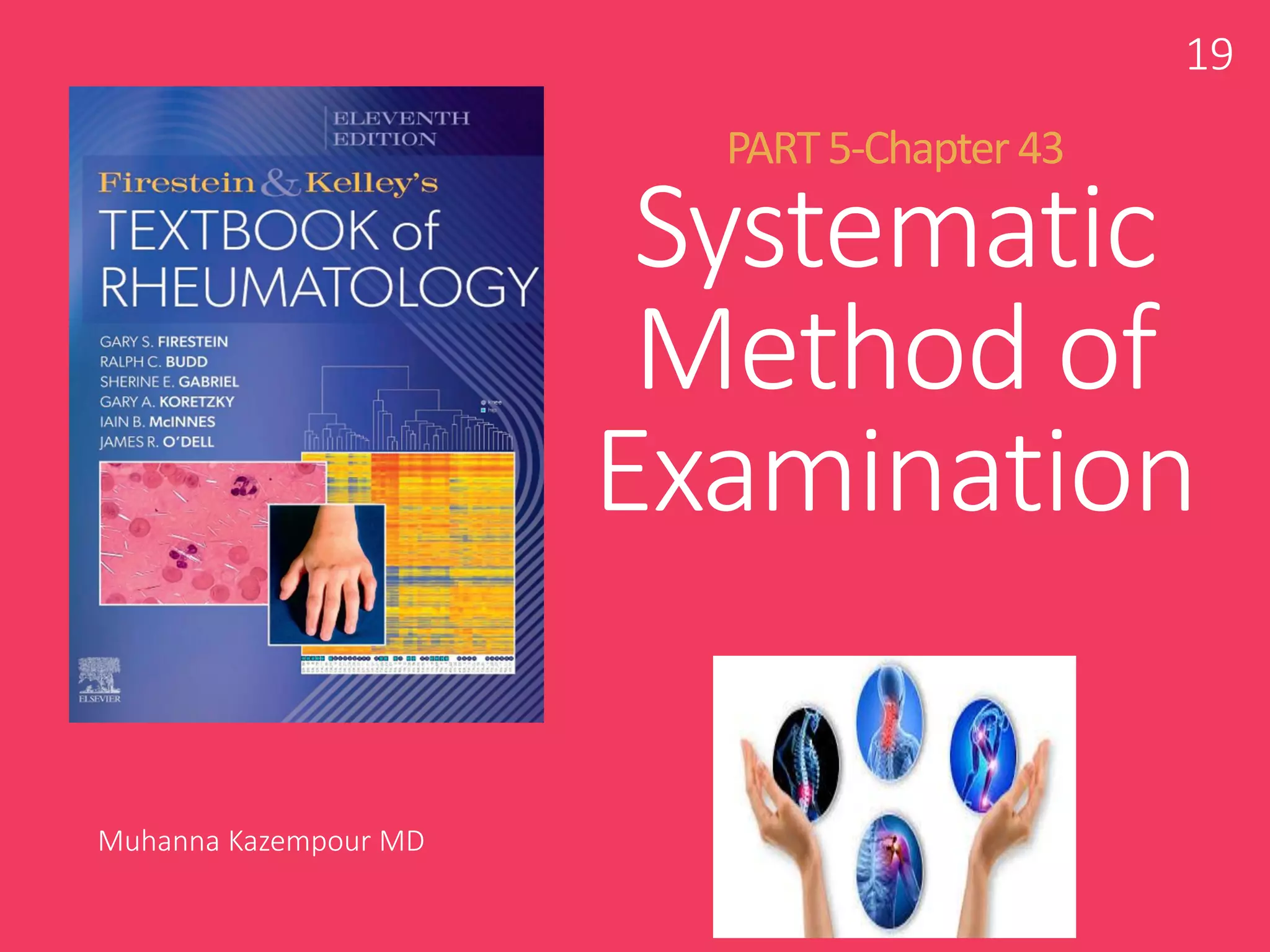 Systematic method of examination | PPT