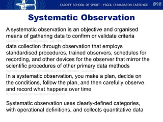 Systematic Observation #OAPS101
