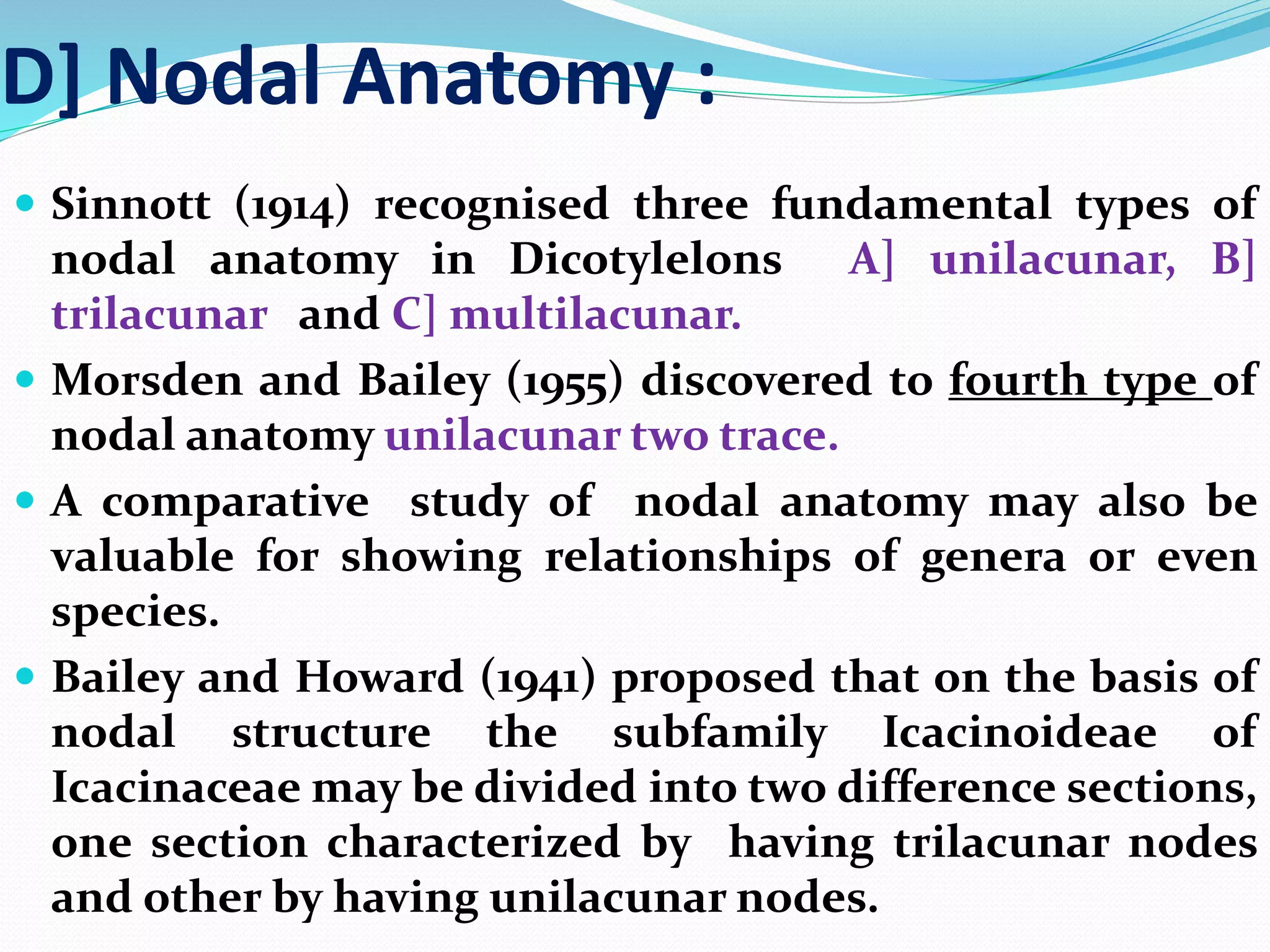 Systematic plant anatomy with special reference of various | PPTX