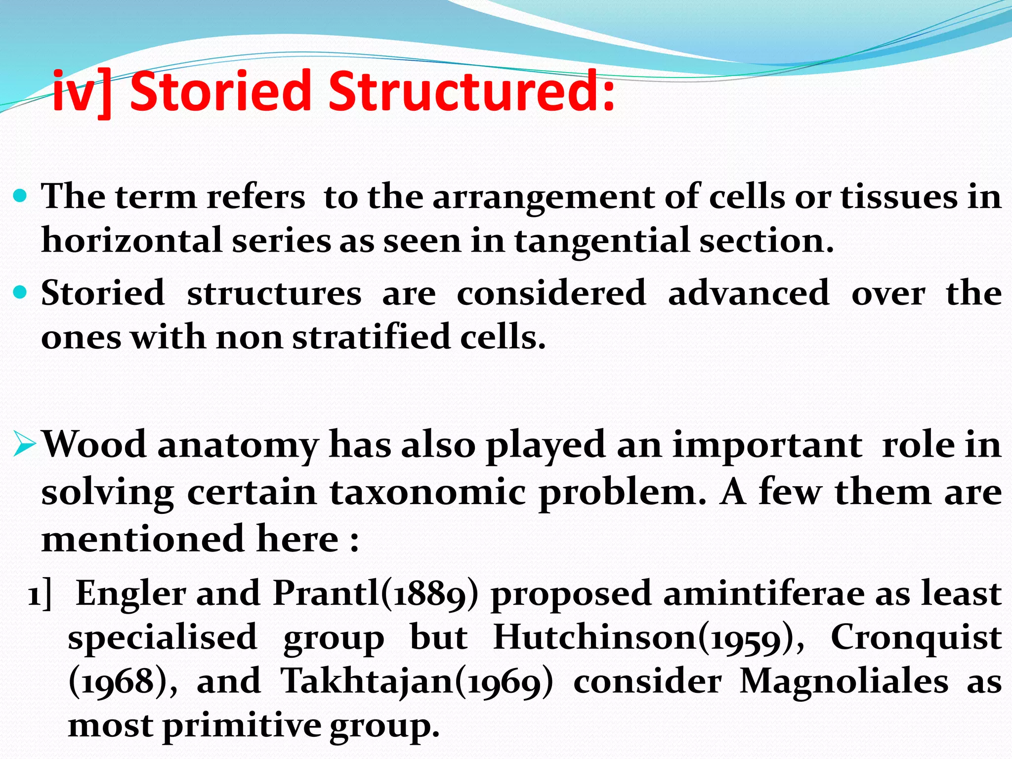 Systematic plant anatomy with special reference of various | PPTX