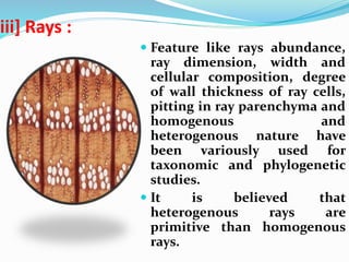 Systematic plant anatomy with special reference of various | PPTX