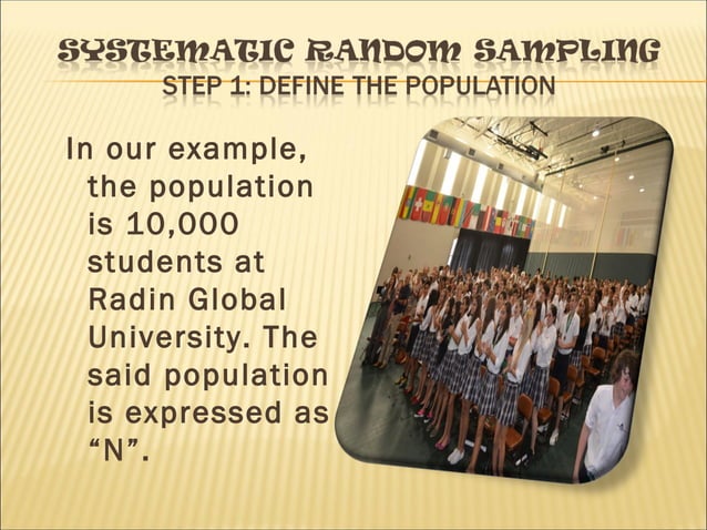 Systematic Random Sampling | PPT