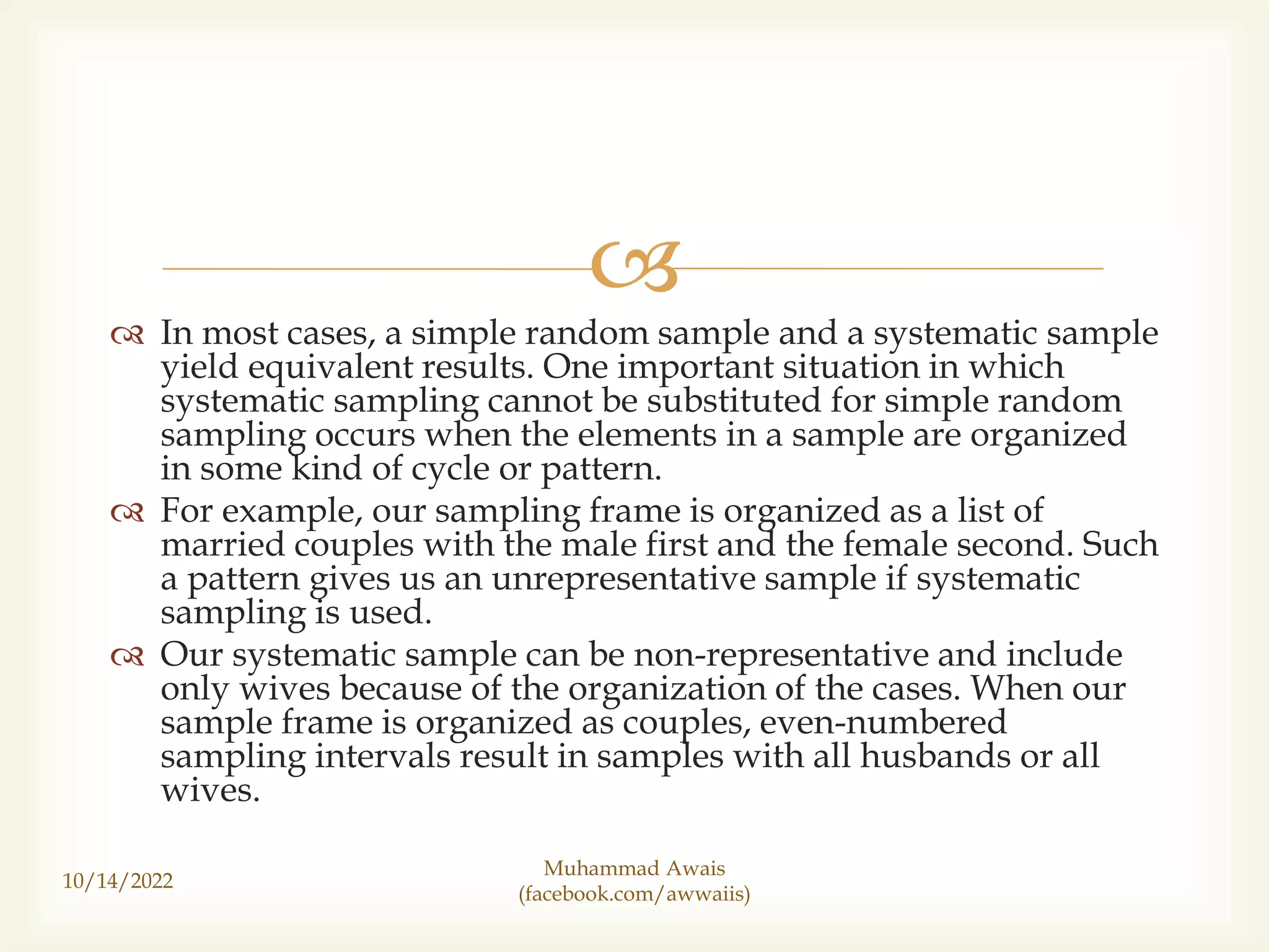 Systematic Random Sampling Technique - Probability Sampling - Mass ...