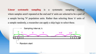 Systematic ranom sampling for slide share | PPTX