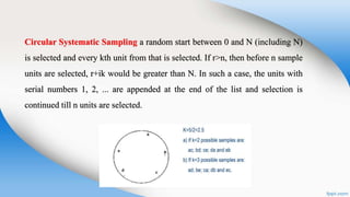 Systematic ranom sampling for slide share | PPTX