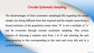 Systematic ranom sampling for slide share | PPTX