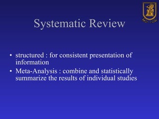 Systematic review | PPT