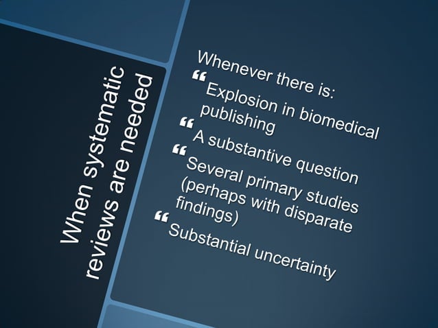 Systematic review | PPTX