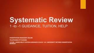 Systematic review | PPT