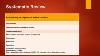 Systematic review | PPT