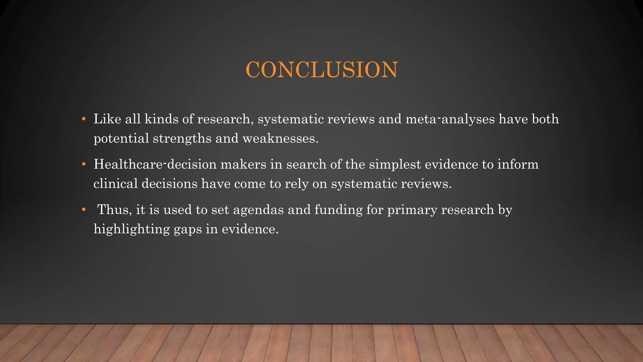 Systematic review | PPTX