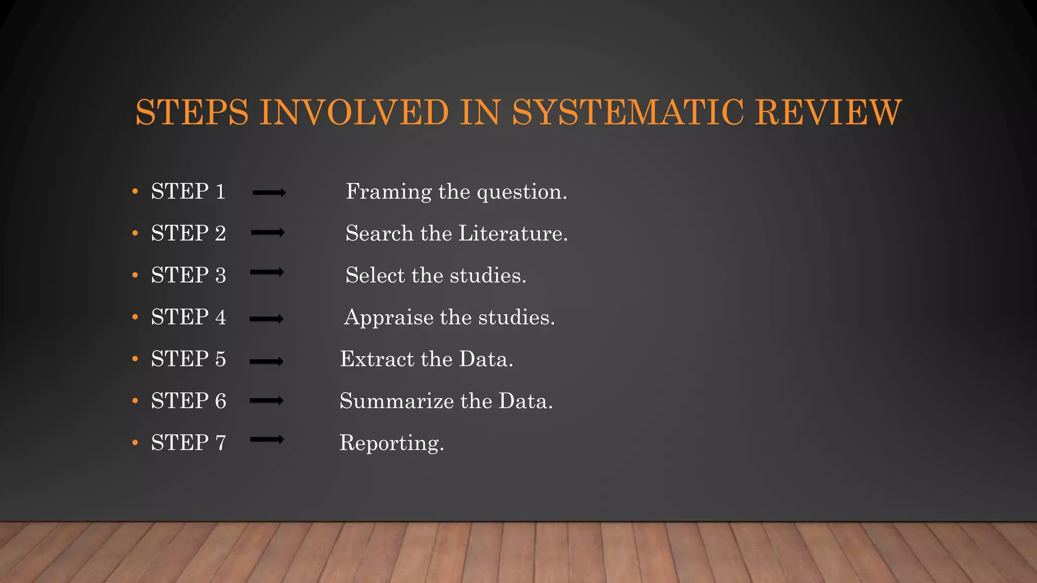 Systematic review | PPTX