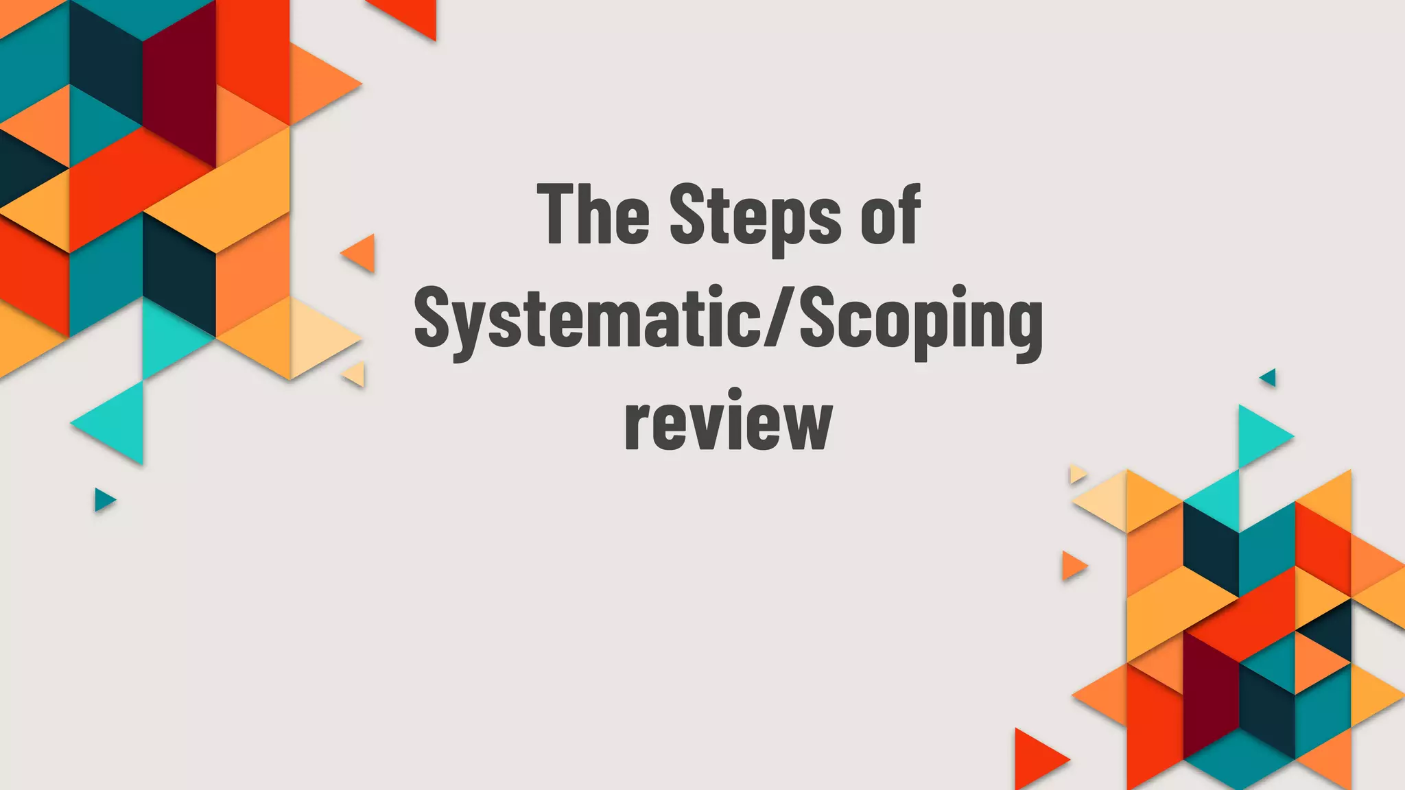 Systematic Review-Scoping Review | PDF