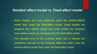 Systematic review and meta analaysis course - part 2 | PPTX