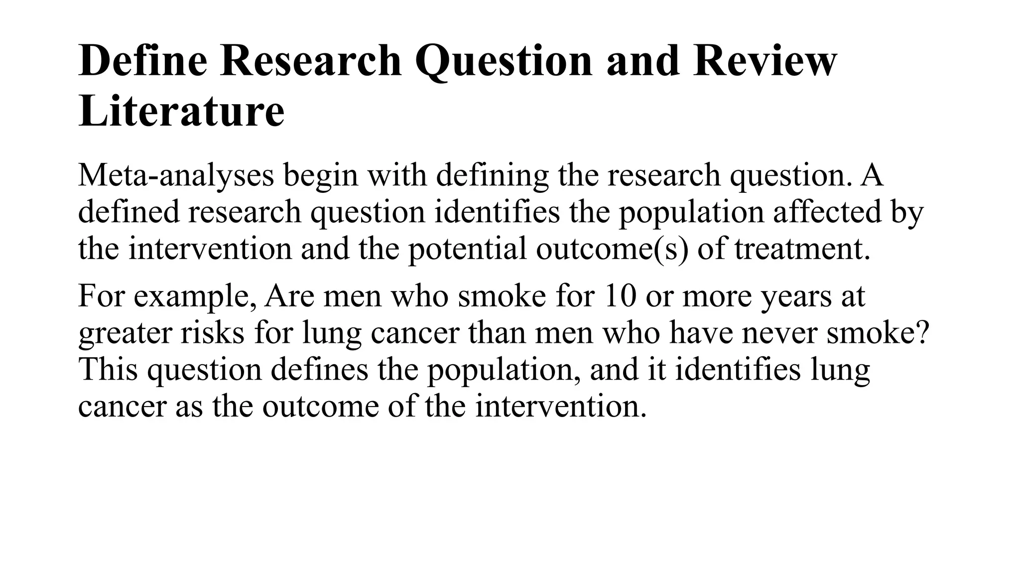 Systematic Review And Meta Analysis PPT Systematic Review And Meta Analysis PPT
