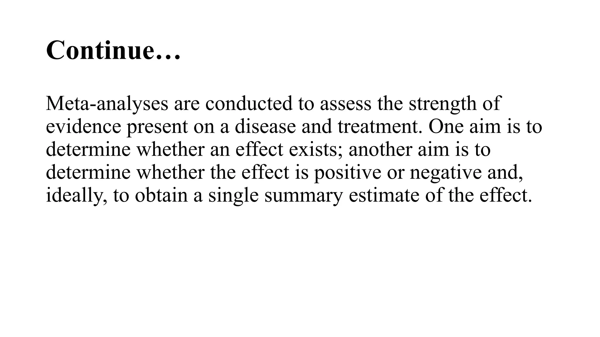 Systematic review and meta analysis | PPTX