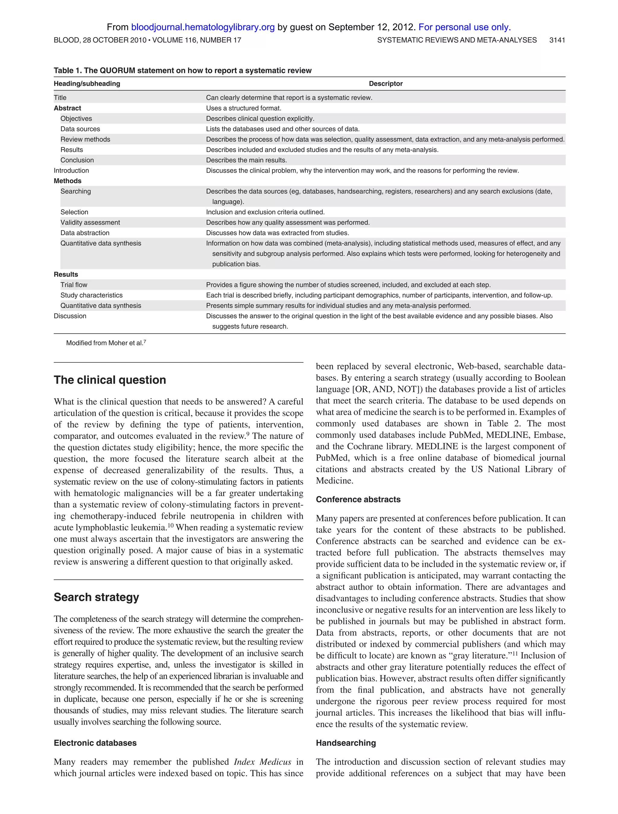 Systematic Review And Meta Analysis Methodology PDF Systematic Review And Meta Analysis Methodology PDF